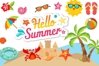 Summer Clipart Bundle - 126 cliparts (24191) | Illustrations | Design ...