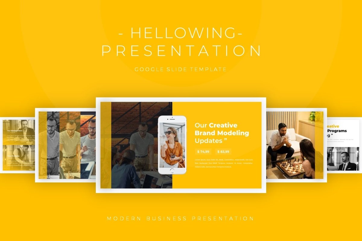 Hellowing - Google Slide Template