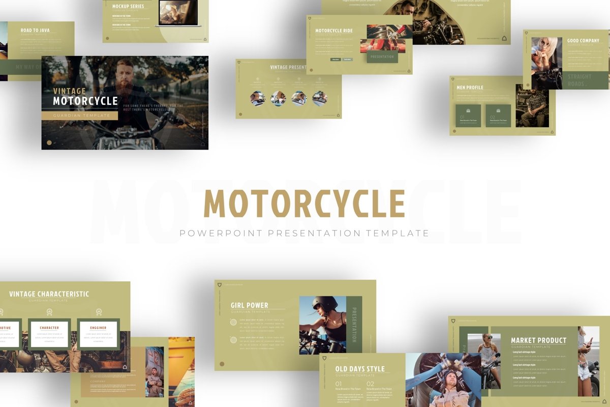Motorcycle - Powerpoint Template