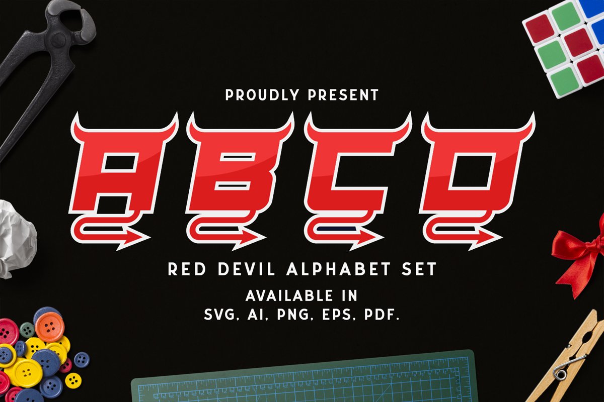Red Devil Alphabet