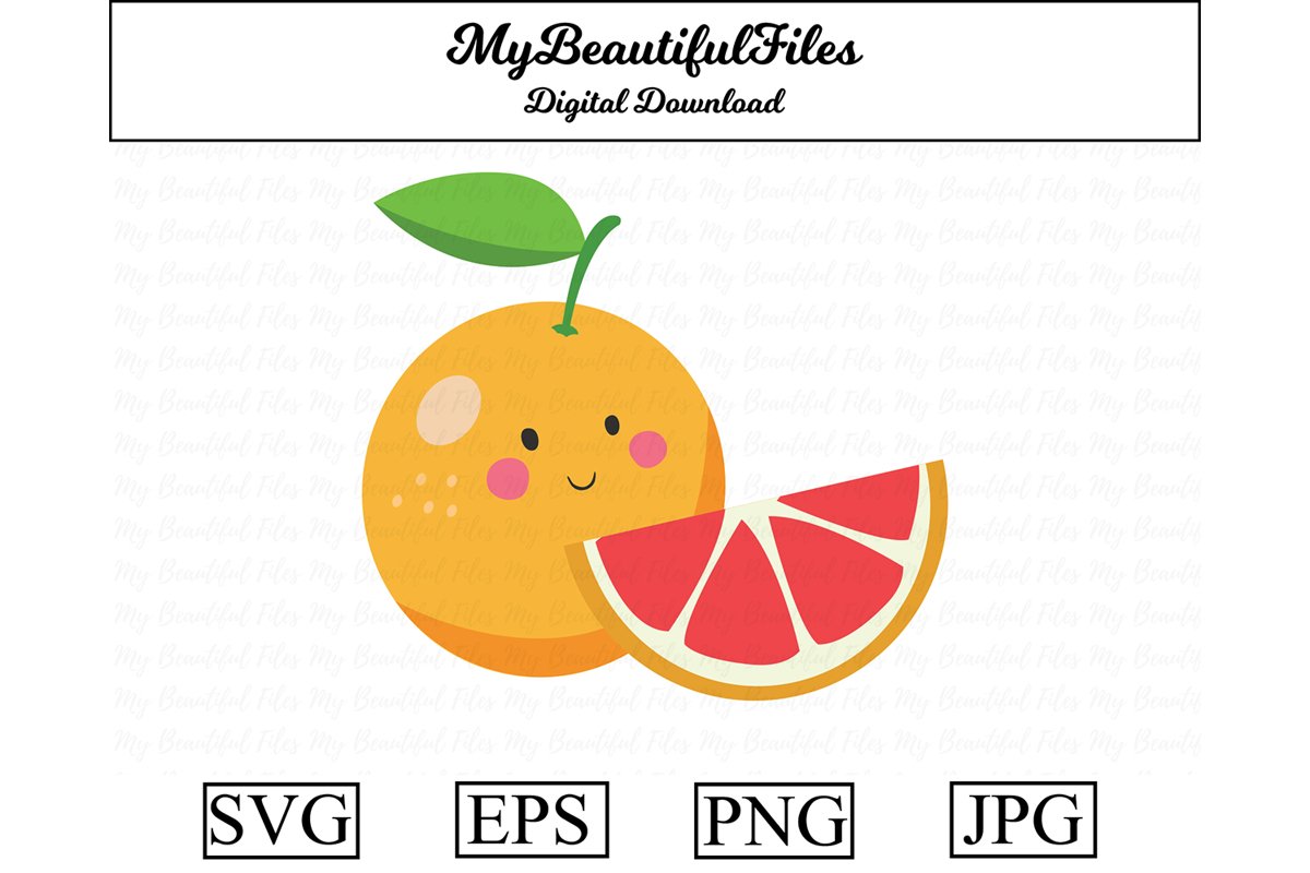 grapefruit SVG - Cute grapefruit SVG, EPS, PNG and JPG (730074 ...