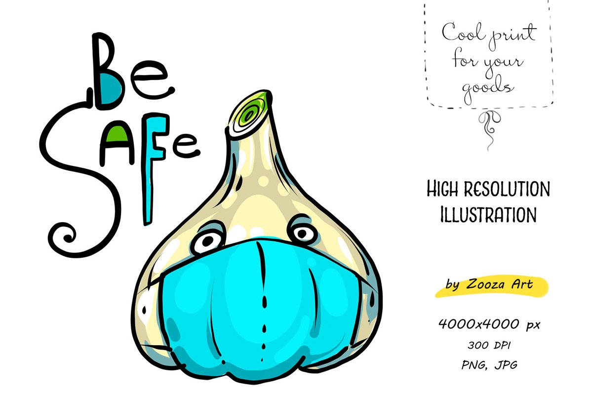 Be safe illustration (574260) | Illustrations | Design Bundles