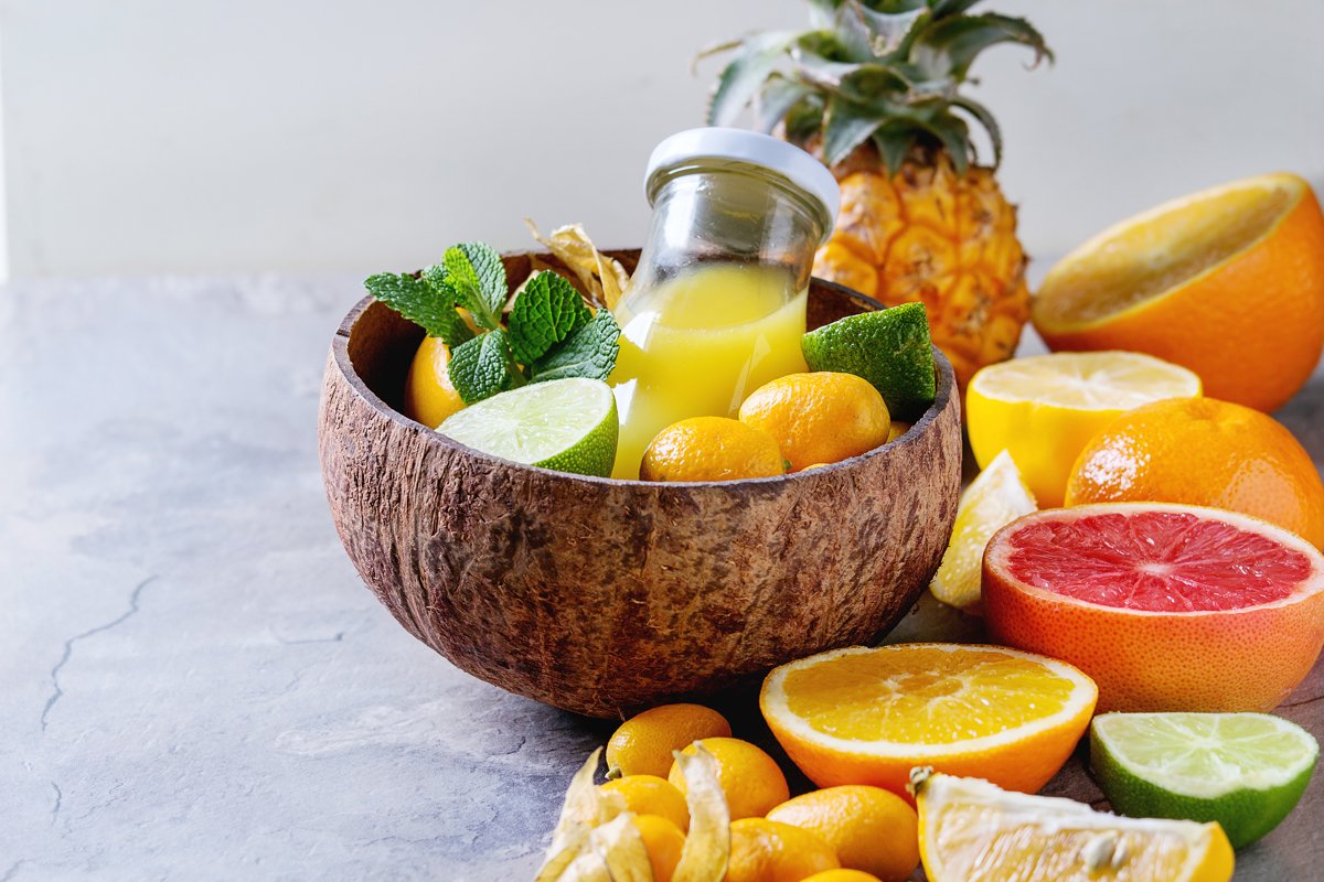 Variety of citrus fruits (663660) | Food and Drink | Design Bundles