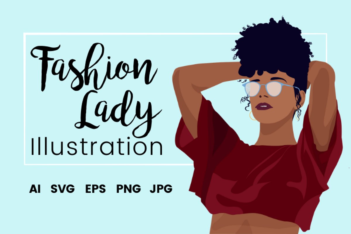 Fashion Lady Vector Illustration
