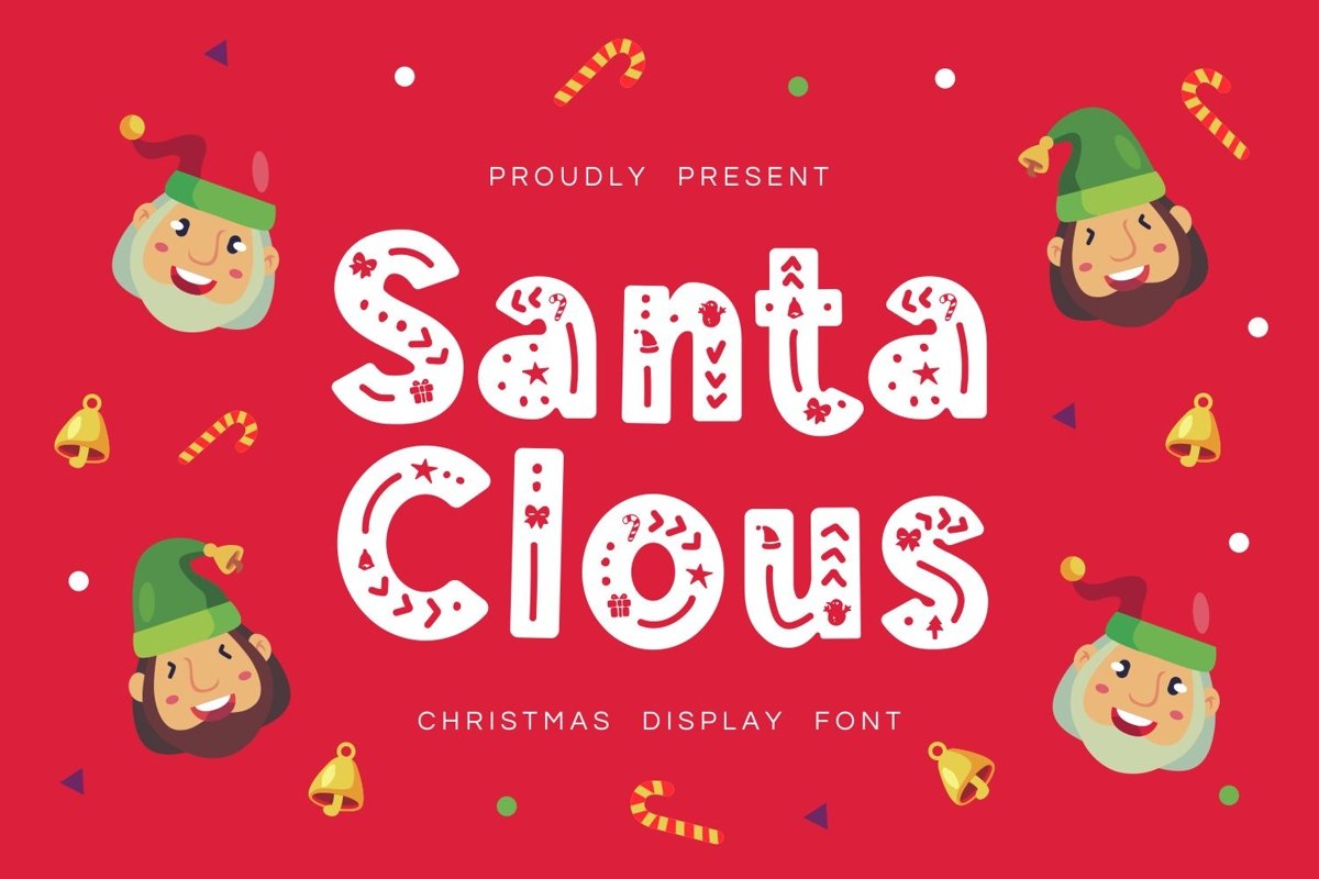 Santa Claus - Christmas Display Font
