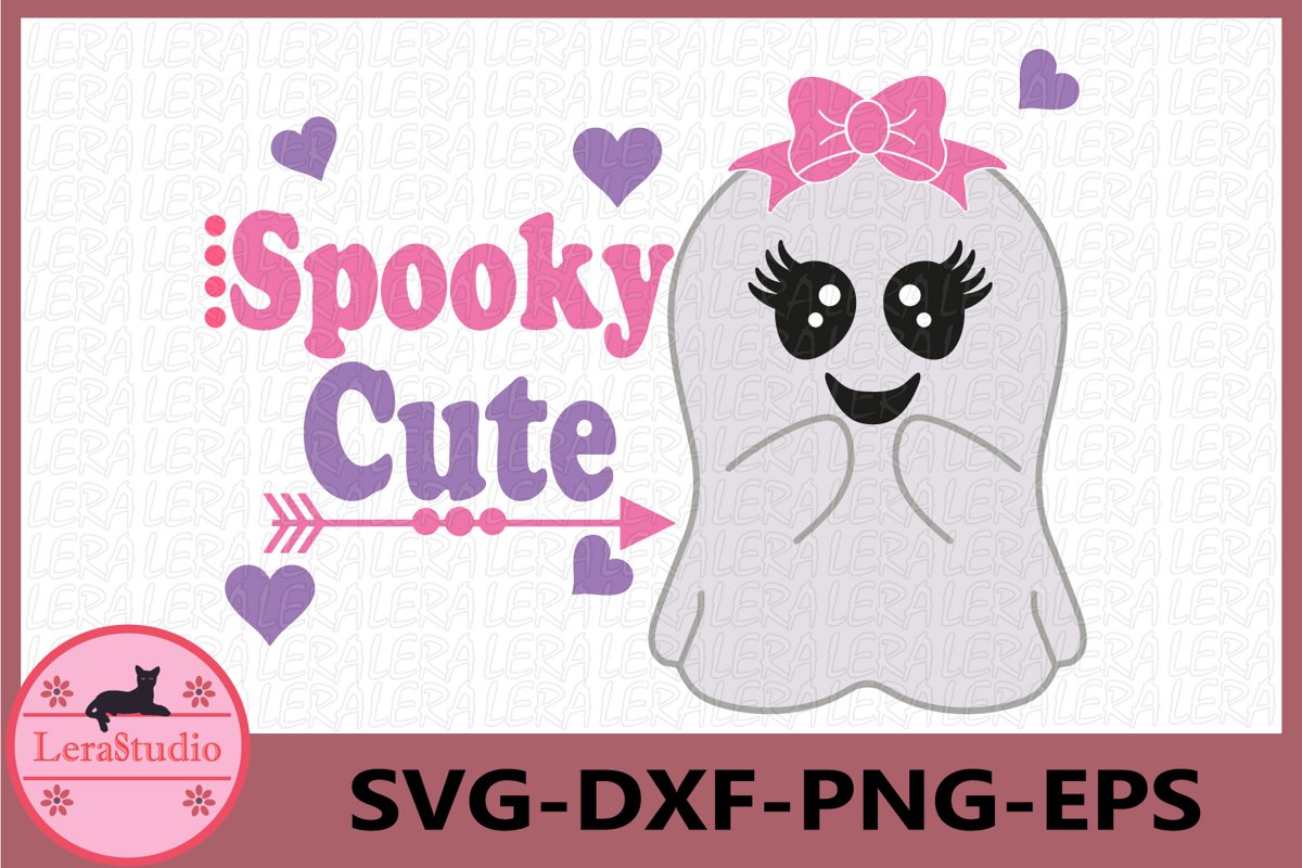 Spooky Cute Design, Girl ghost svg, Ghost SVG, Ghost svg