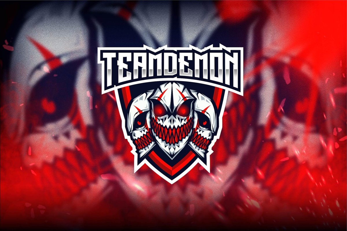 Team Demon Esport Logo Template (579628) | Logos | Design Bundles