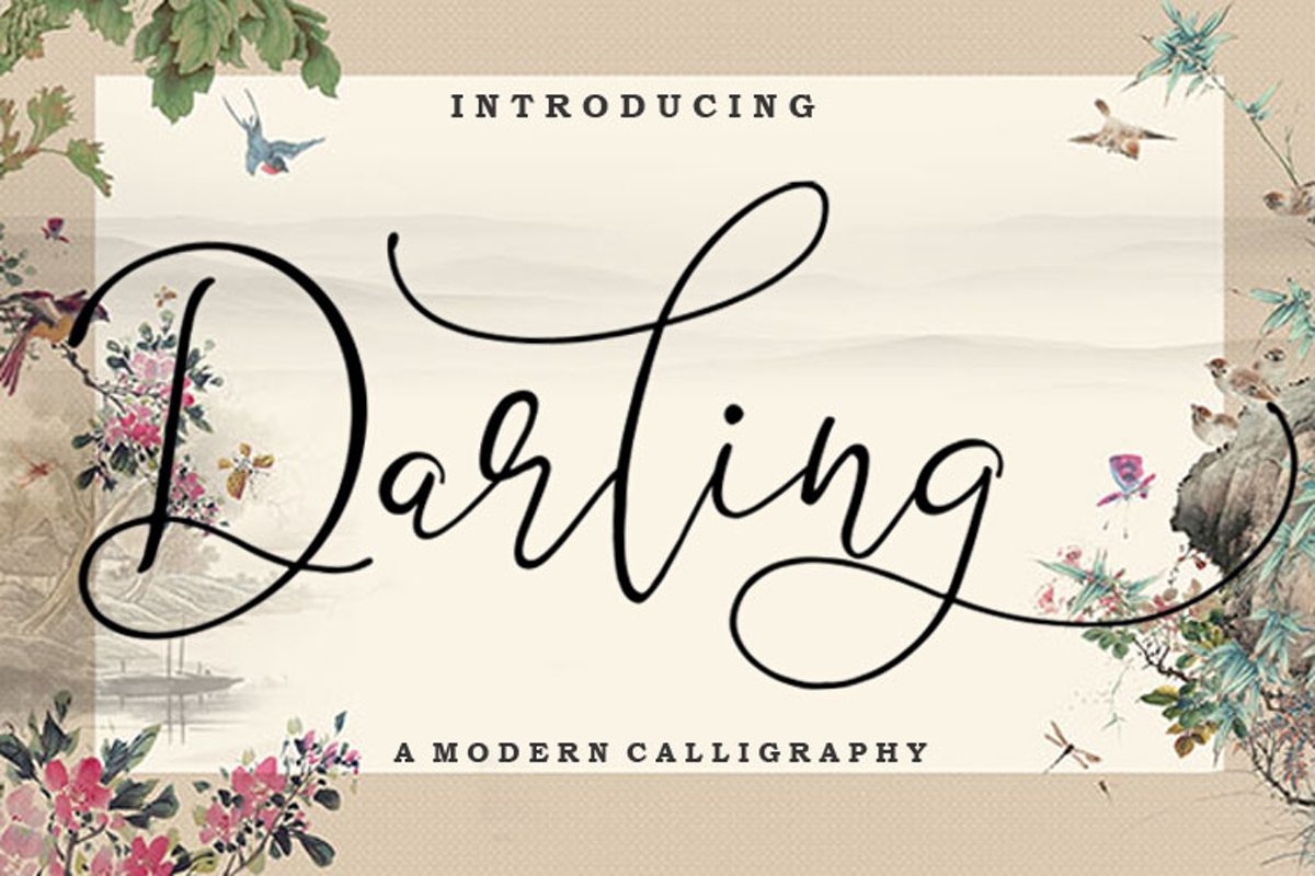 Darling (533090) | Handwritten | Font Bundles
