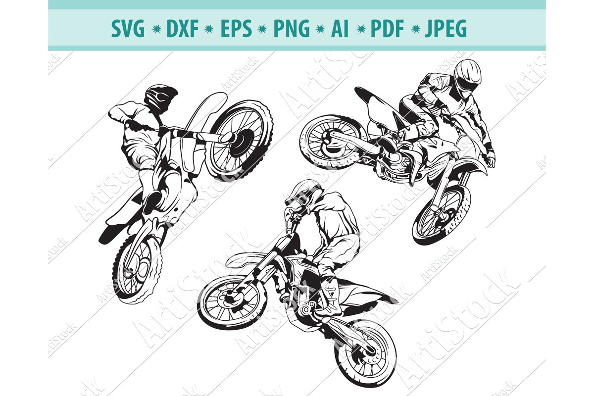Racer motorbike Svg, Motorcycle Png, Sport bikes Dxf, Eps (710631 ...