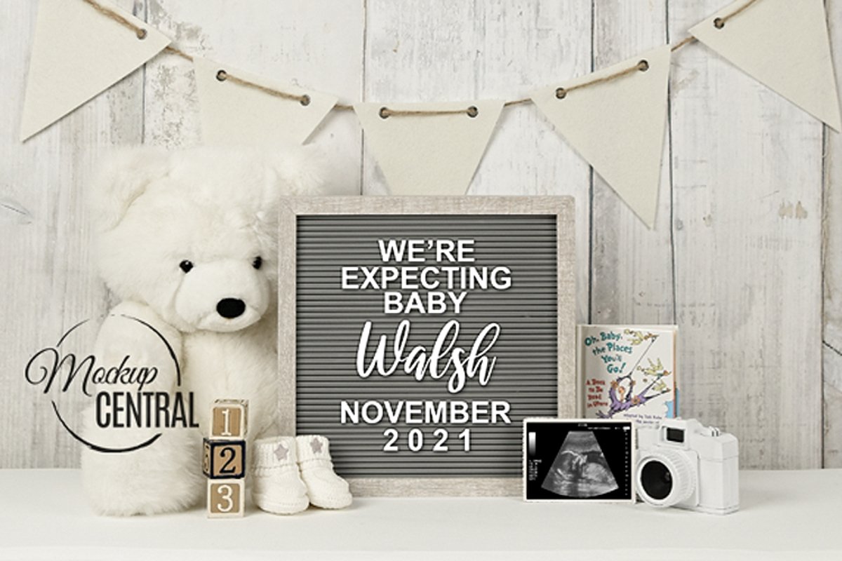 Pregnancy Announcement Blank Template