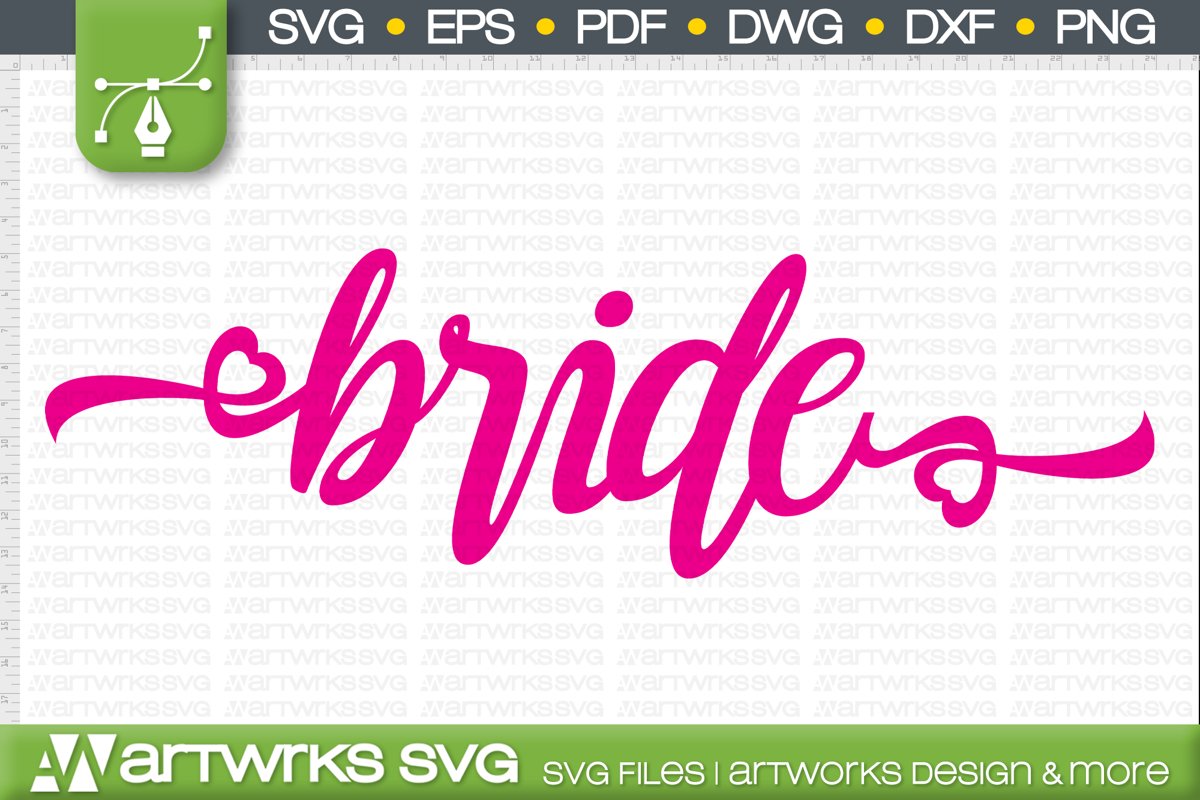 Handwritten font SVG files for Cricut | Bride script font (524712 ...