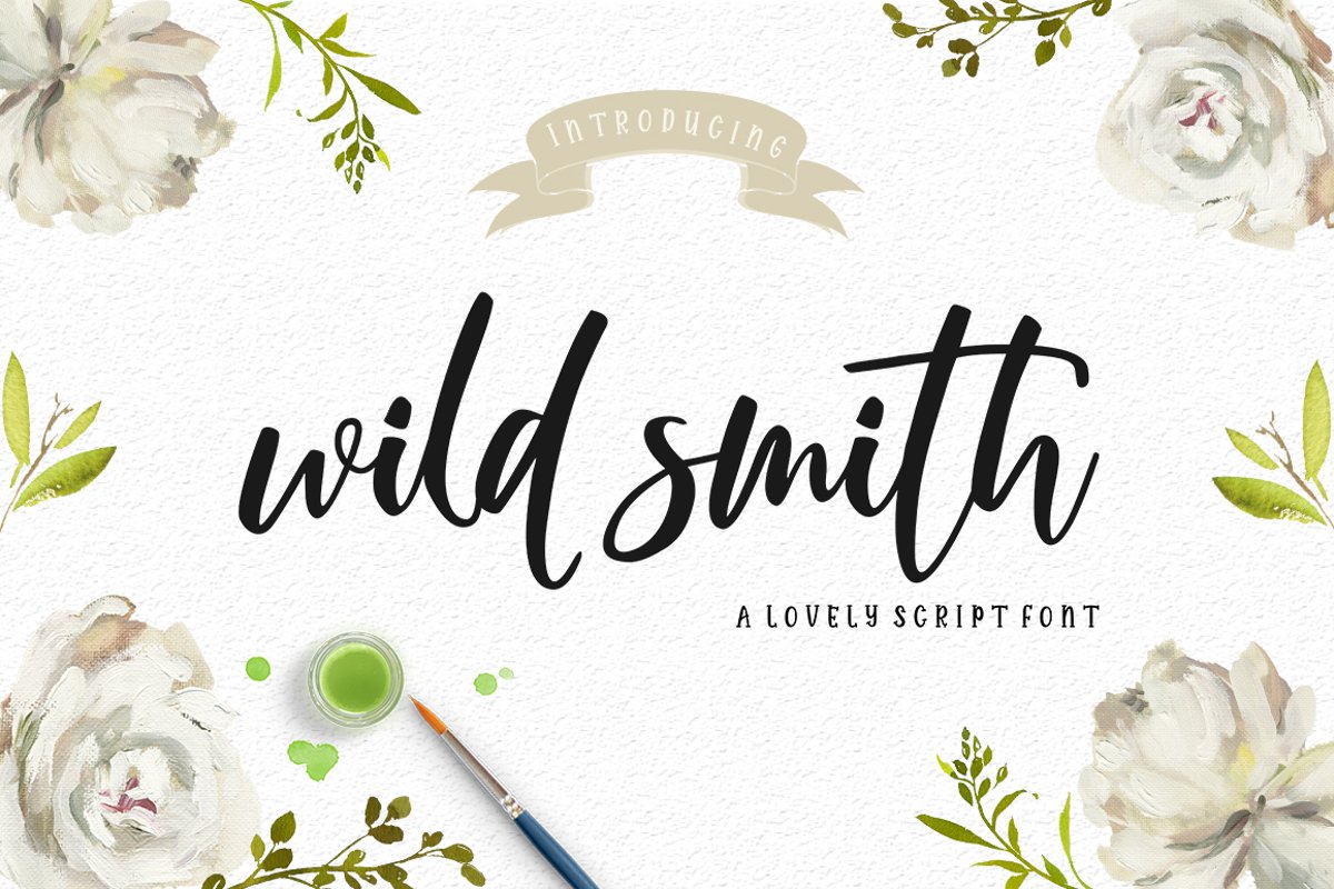Wild Smith (134523) | Handwritten | Font Bundles