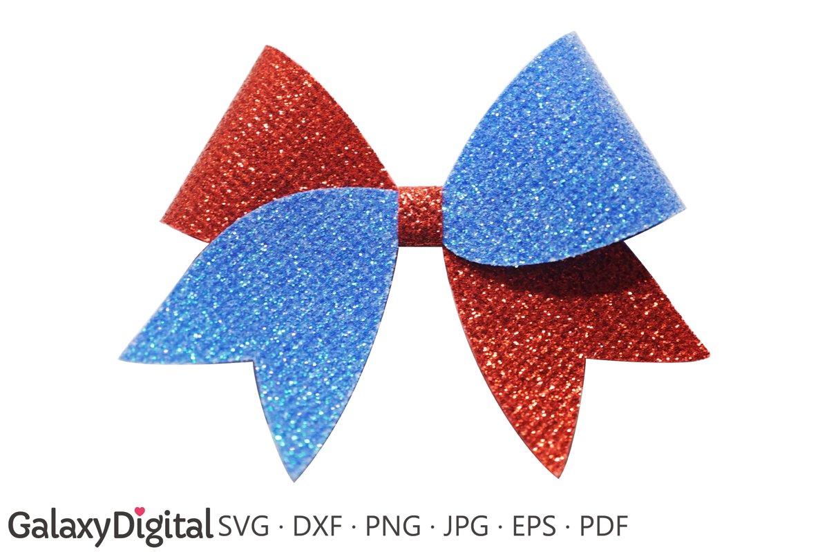 Hair Bow SVG Cheer Bow Template SVG 804712 Cut Files Design Bundles