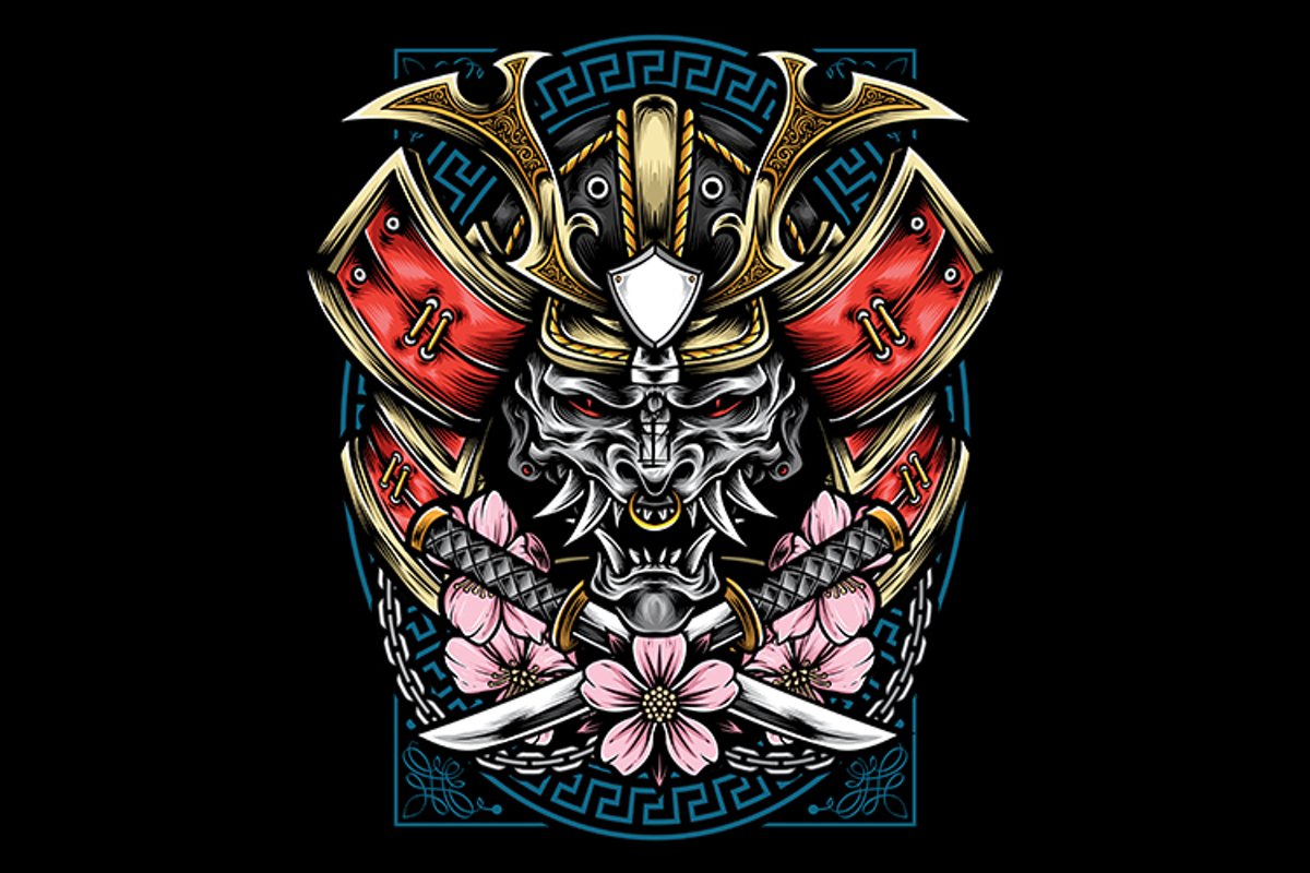 Oni Samurai (547232) | Illustrations | Design Bundles
