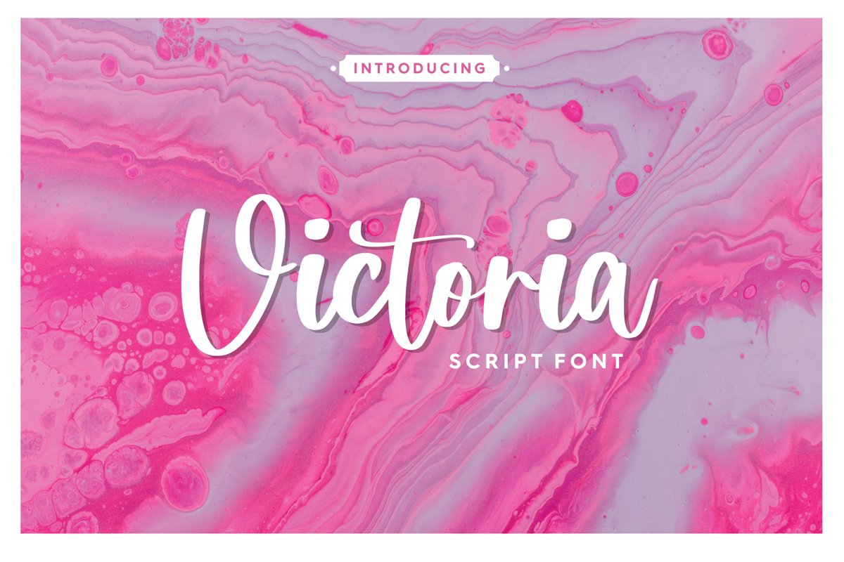 Victoria Script Font (539659) | Handwritten | Font Bundles