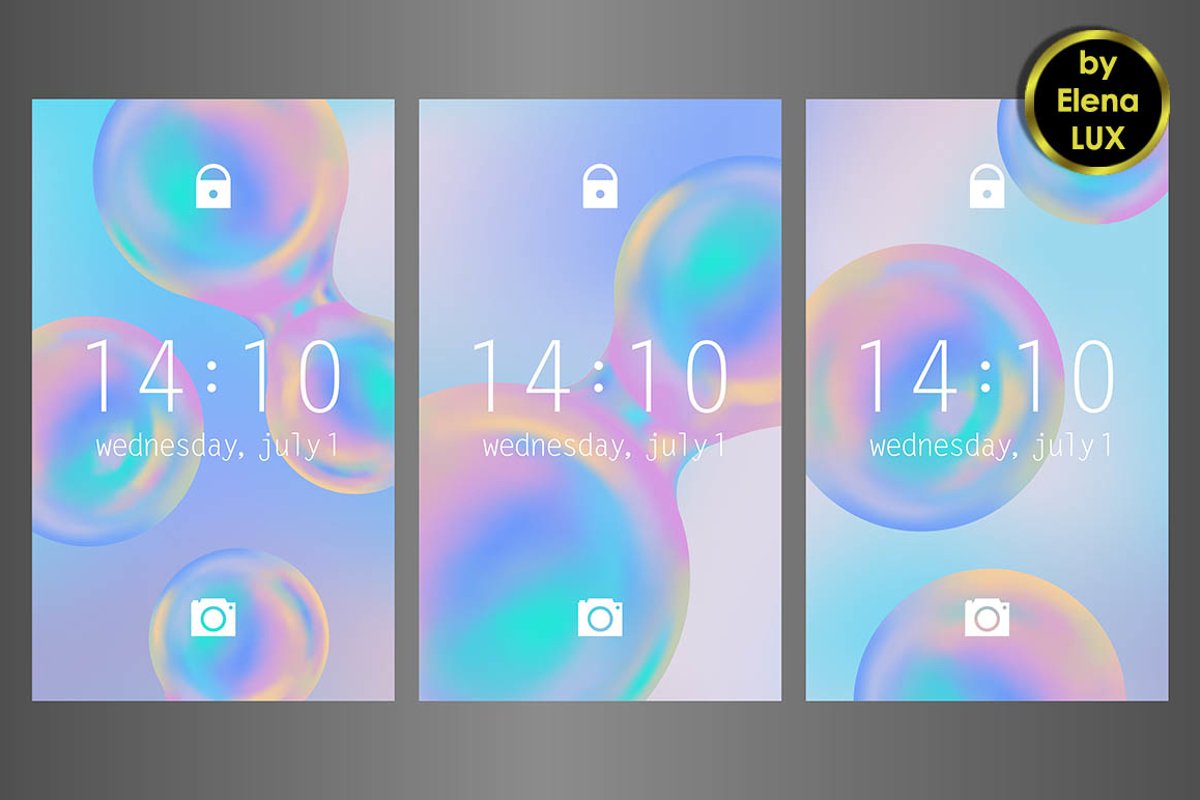 15 Wallpapers for mobile interface (729327) | Websites | Design Bundles
