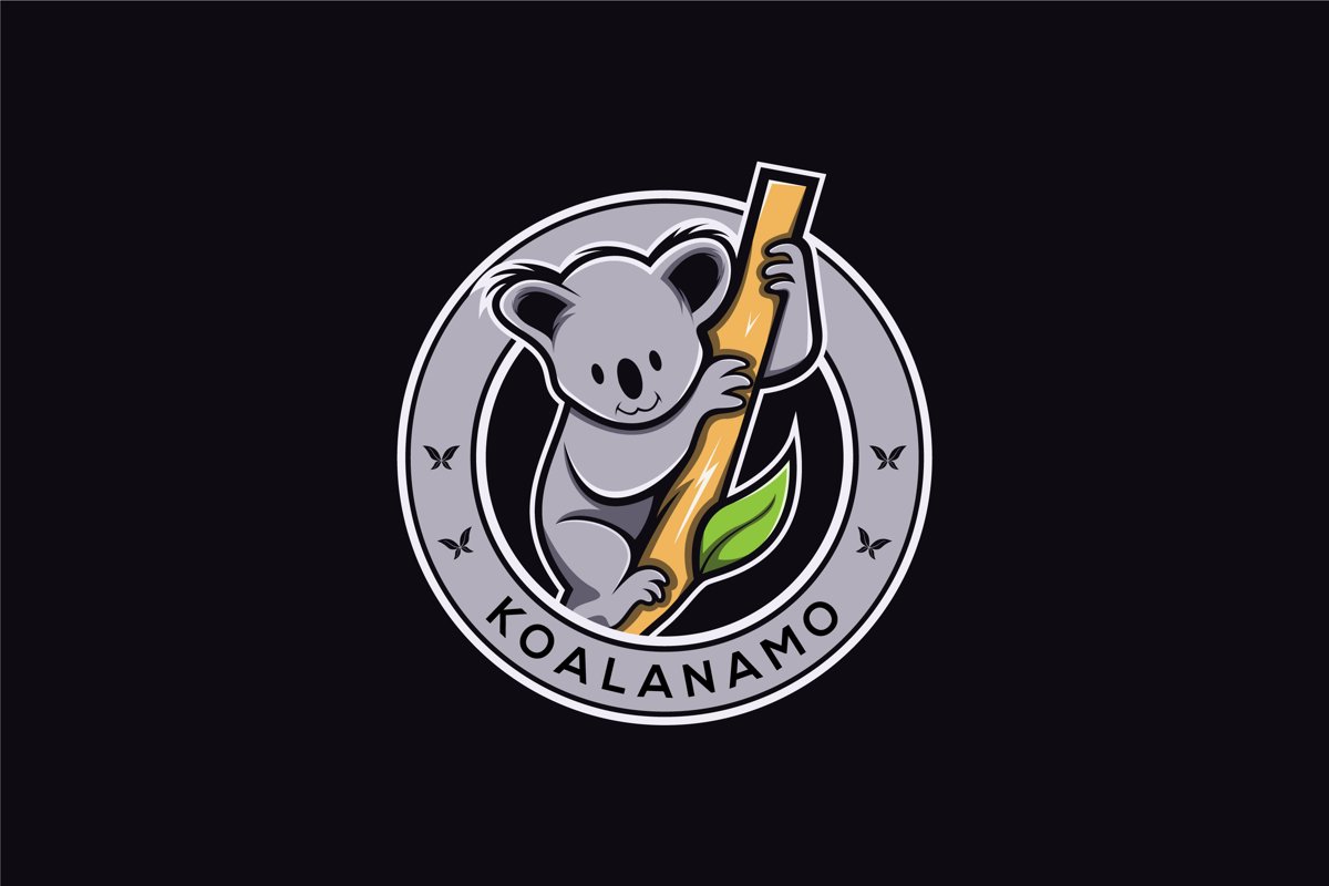 koala logo design (556763) | Logos | Design Bundles
