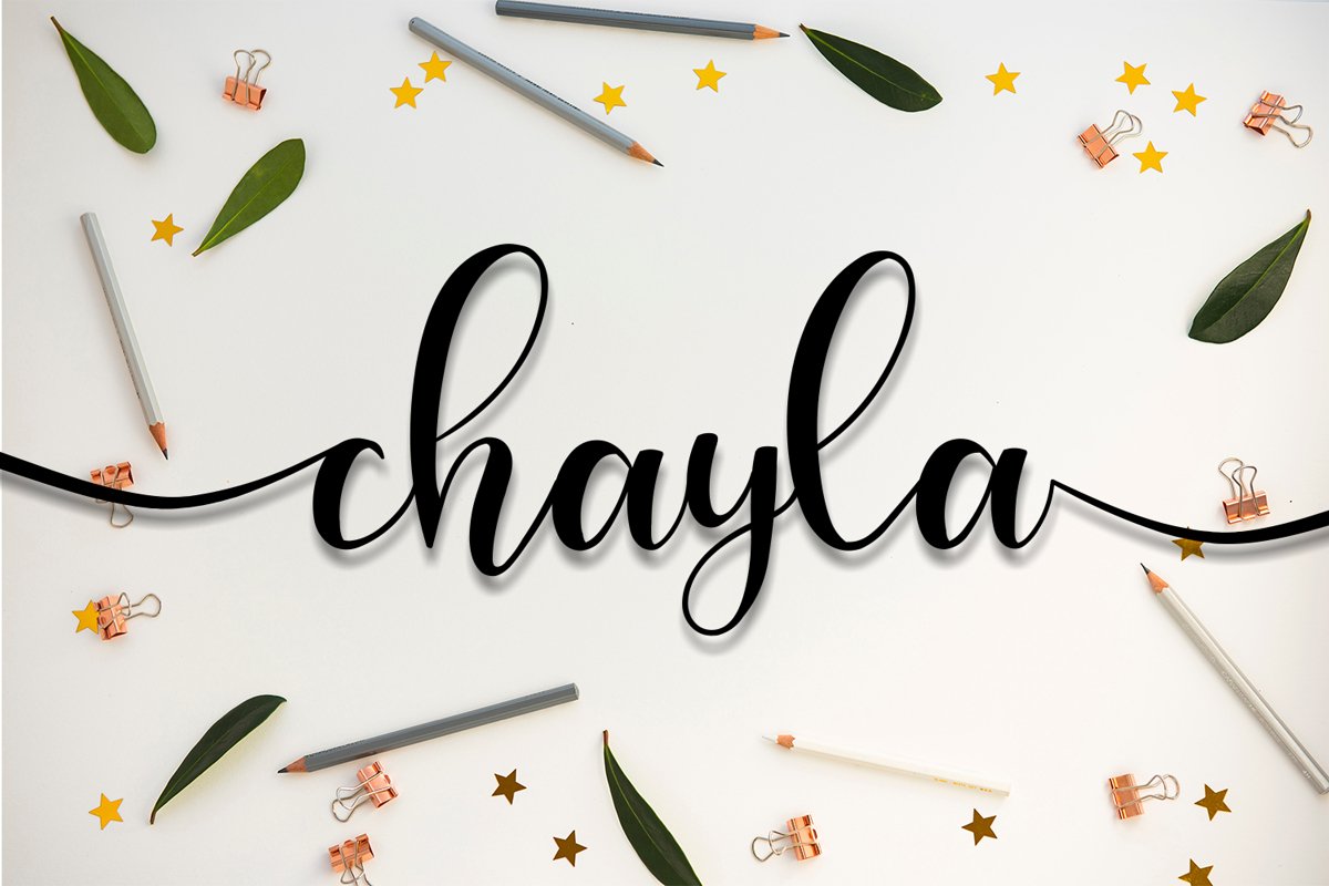 chayla (580239) | Handwritten | Font Bundles