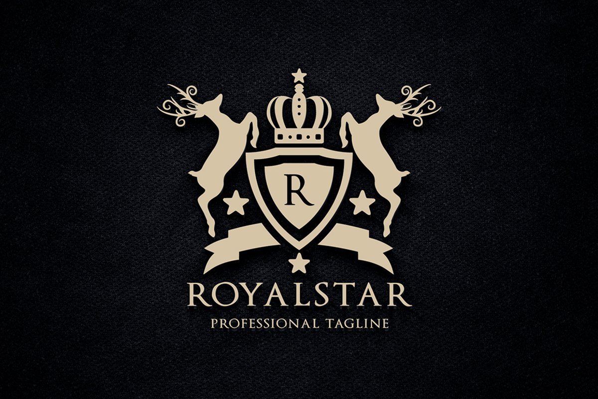 Royal Star Logo (670489) | Logos | Design Bundles