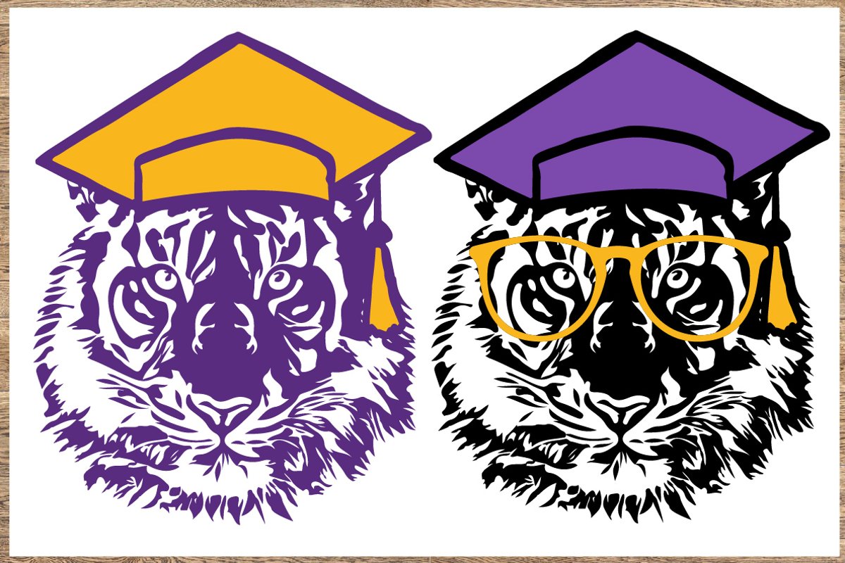 Tiger svg, Tiger Face, Stencil, college graduation (559018) | SVGs ...