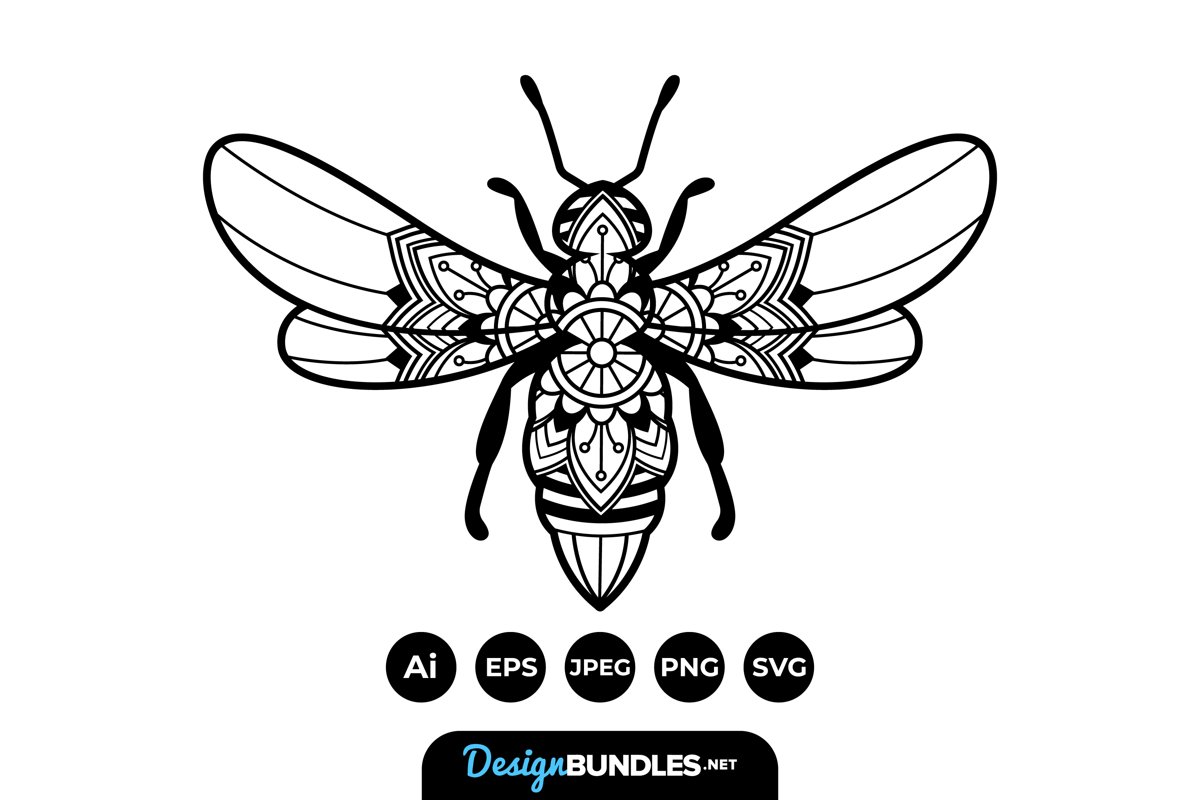 Bee Mandala Coloring Pages Coloring Pages