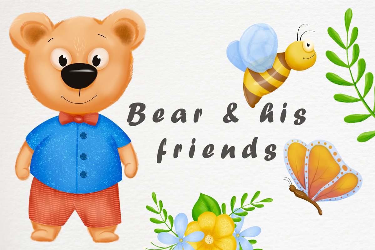 Bear and his friends