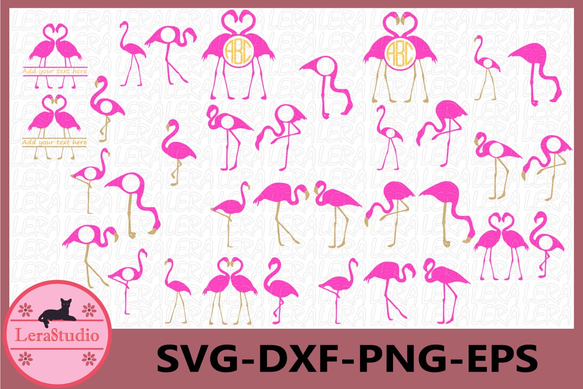 Flamingo SVG, Flamingo Monogram Svg, Flamingo svg, Flamingo (548187 ...