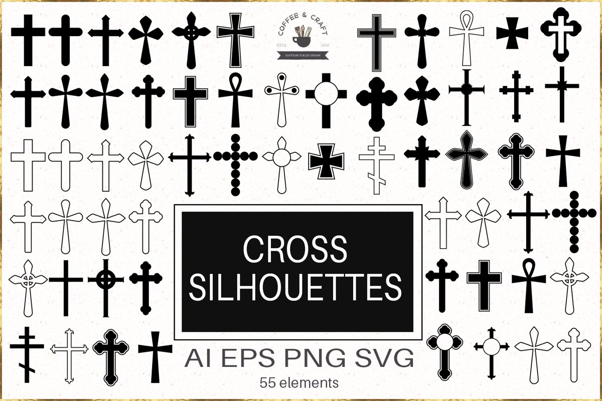 Cross silhouettes