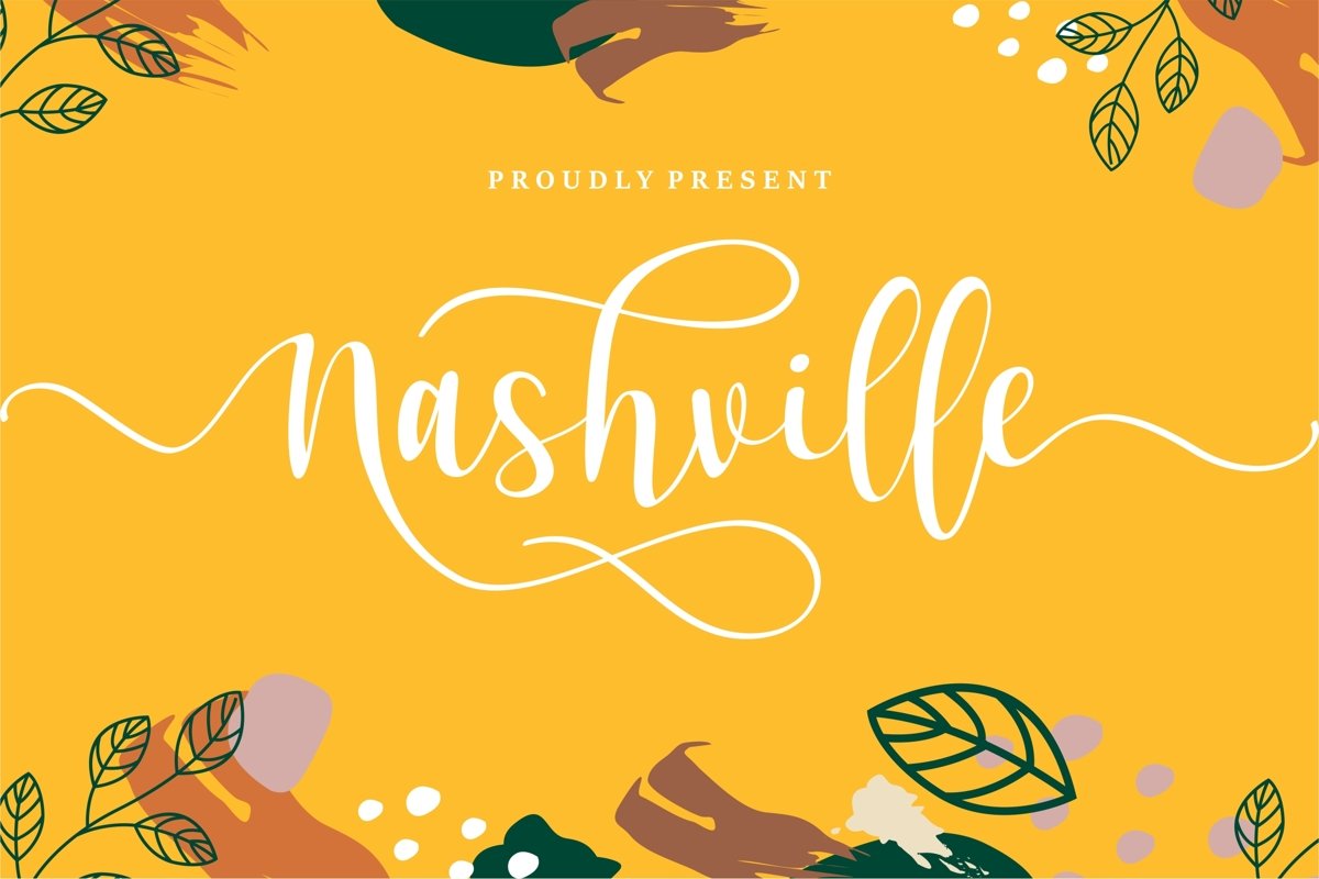 Nashville Elegant Script Font