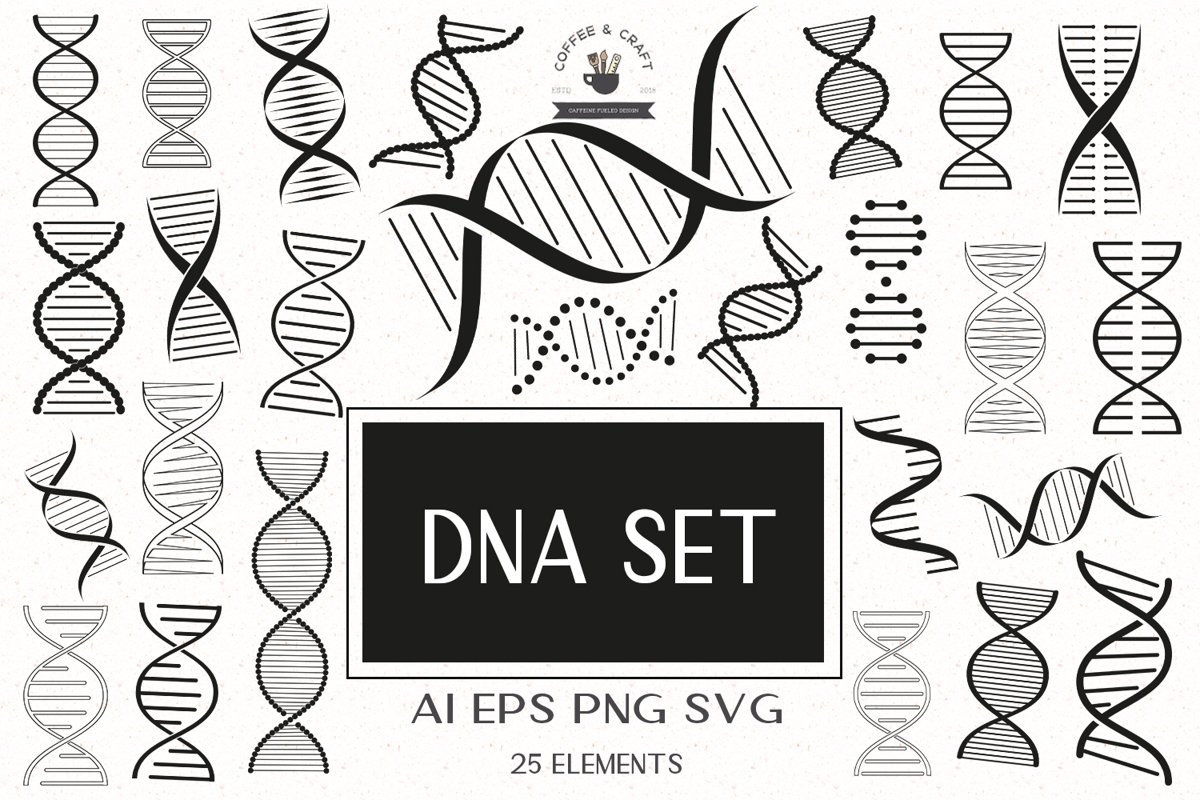 DNA svg set