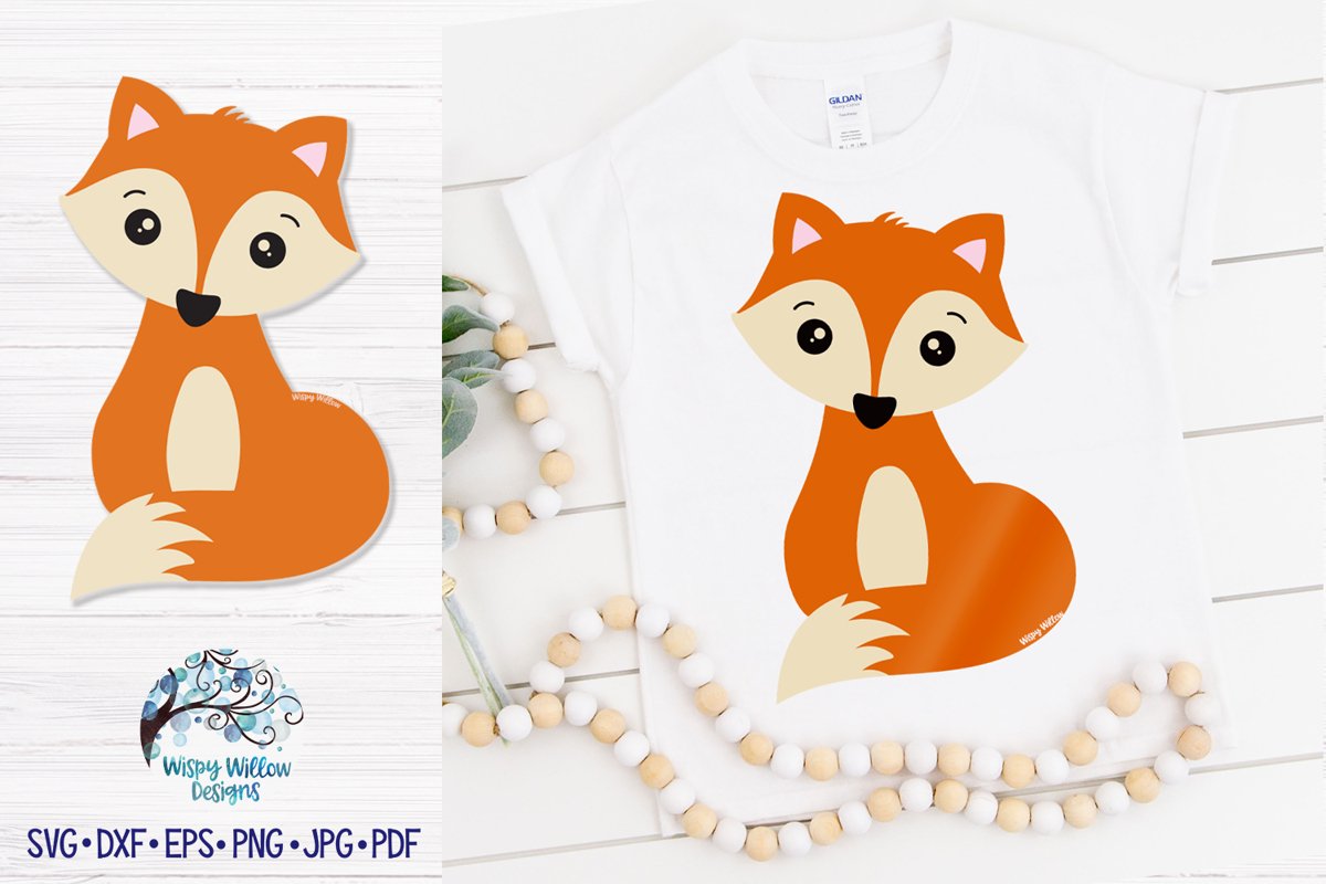 Cute Fox SVG | Layered Fox SVG Cut File (684834) | SVGs | Design Bundles