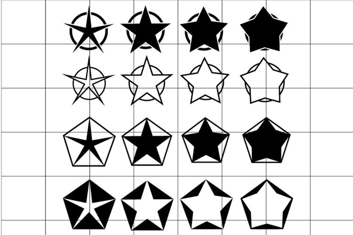 Star SVG set for cut (719878) | Cut Files | Design Bundles
