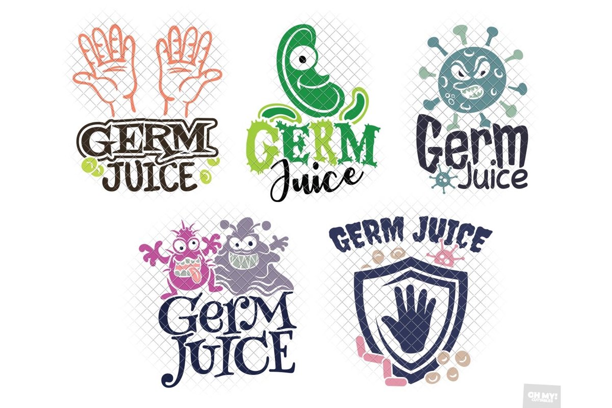 Germ Juice SVG in SVG,DXF,PNG, JPG, EPS (517517) | Cut Files | Design ...