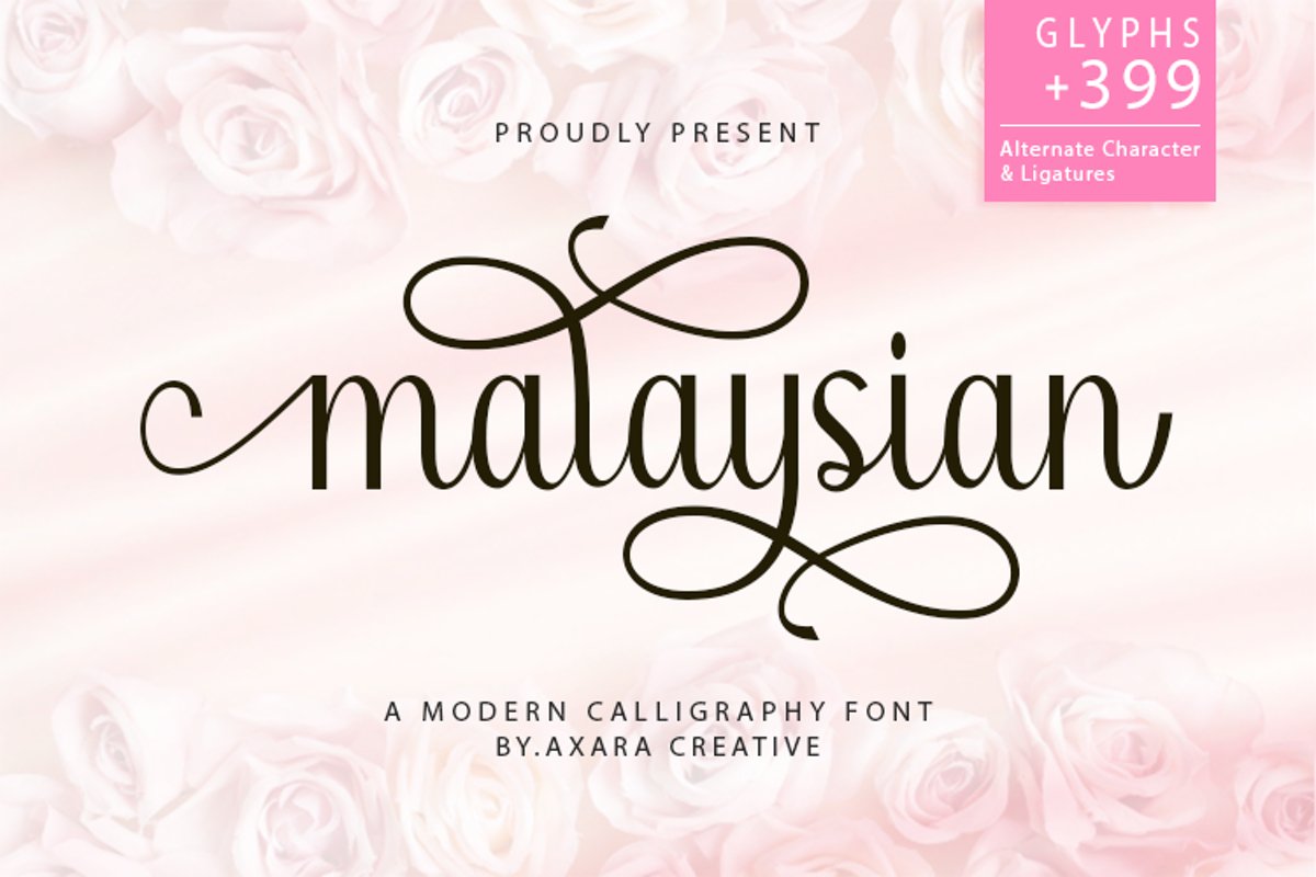 Malaysian (551706) | Calligraphy | Font Bundles