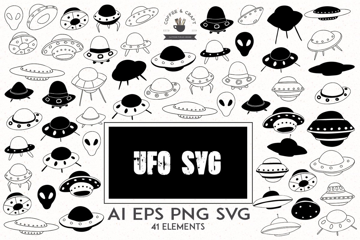 UFO SVG clipart