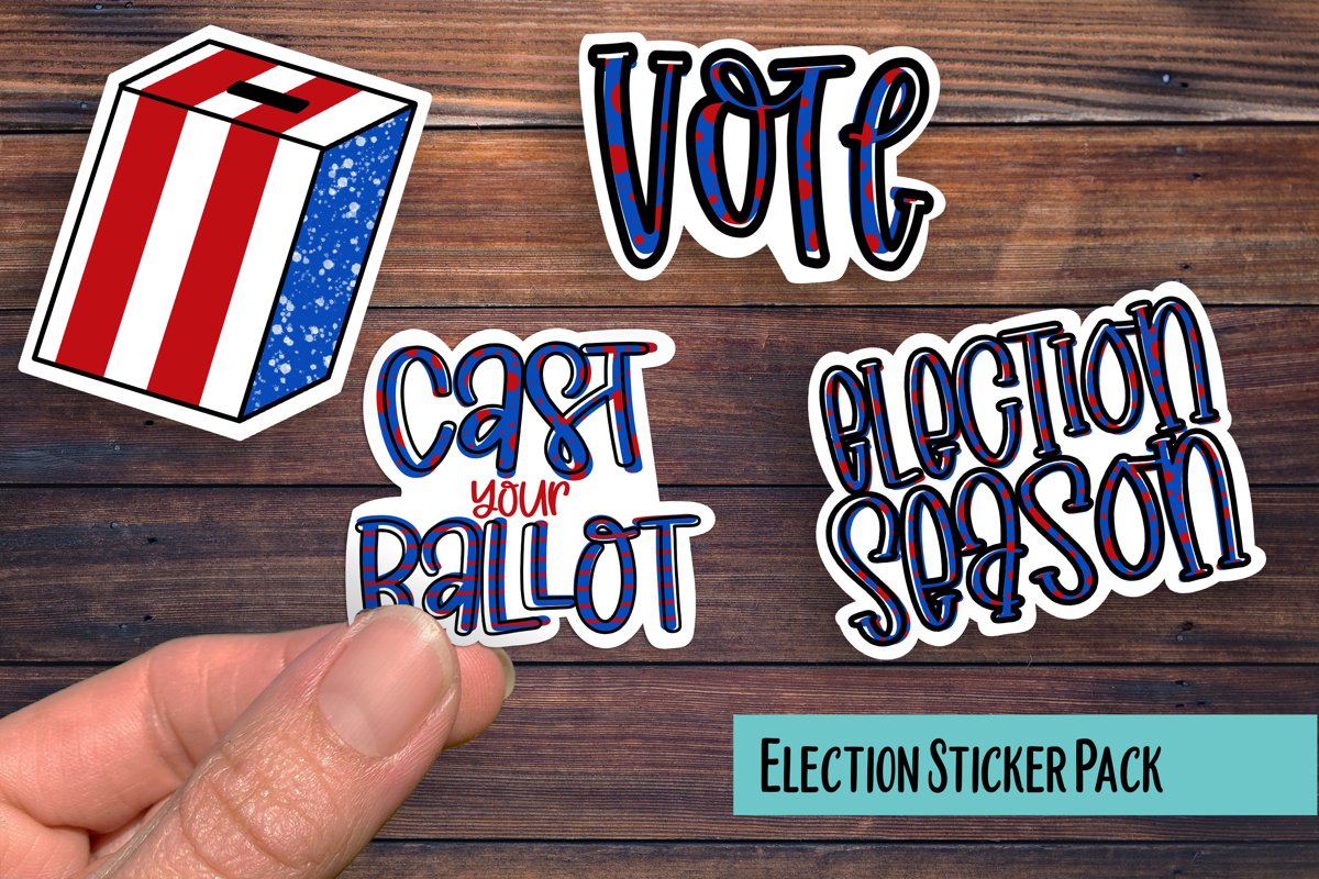 Vote/Election Season PNG Sticker Pack