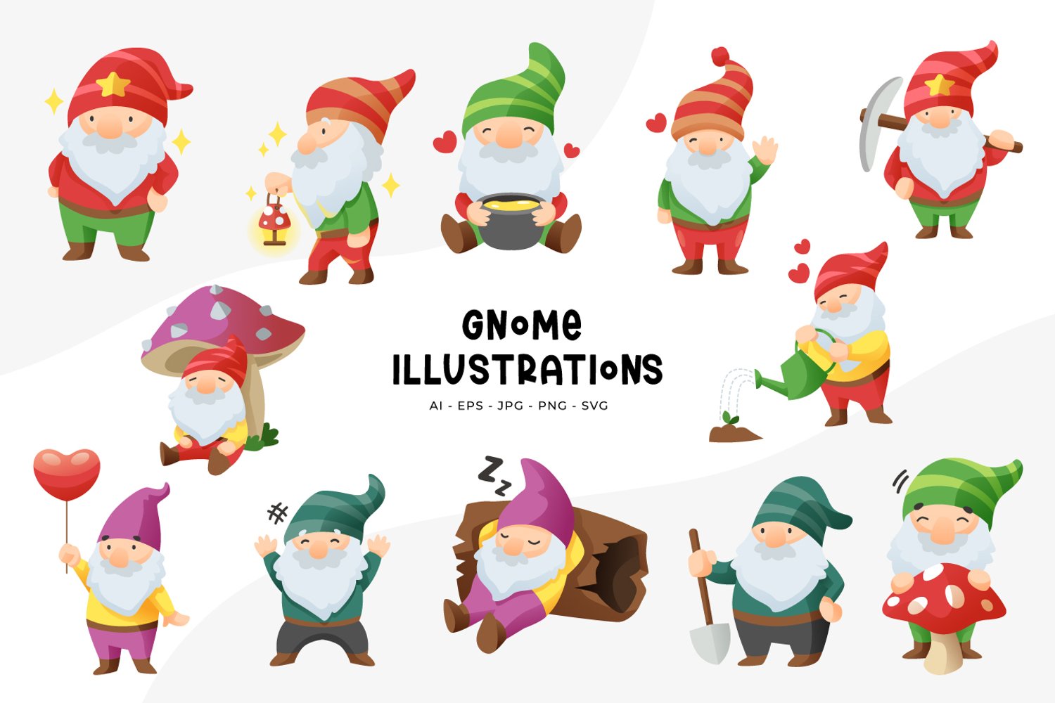 Gnome Illustrations