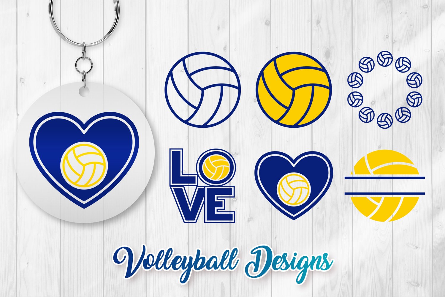 Volleyball SVG - Volleyball Designs (1253132) | Cut Files | Design Bundles