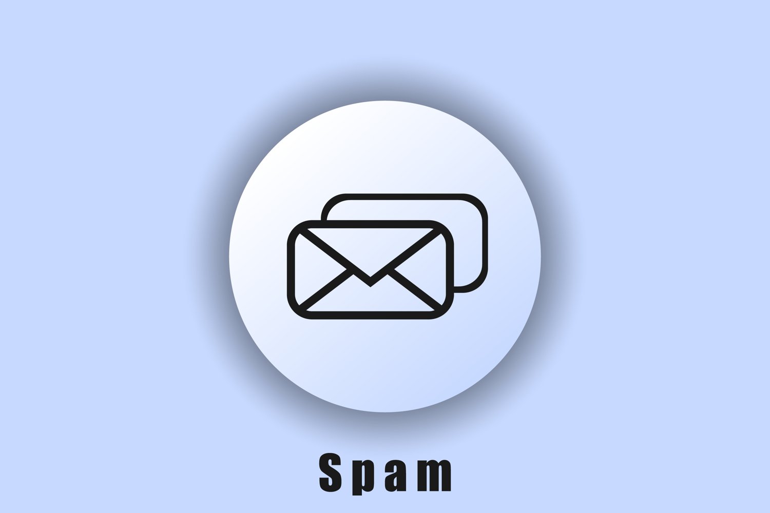 Spam icon. The envelope. Email and messaging icons. User (1233780 ...