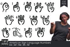 ASL Numbers - Sign Language SVG & Cut Files (546310) | Cut Files ...