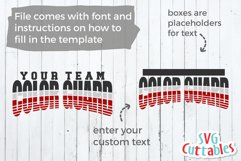 Color Guard SVG | Color Guard Template 009