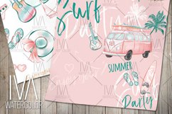 Summer digital paper, Surfing digital paper (658221) | Patterns ...