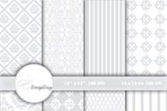 Grey DAMASK digital paper