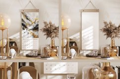 Long Narrow Hanging Calendar Mockup