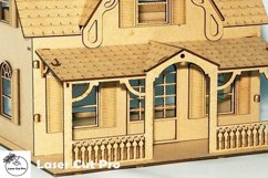 Wooden Miniature Doll House - Sky Doll House Laser Files