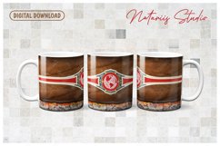 3 Cigars Sublimation Patterns for 11oz - 15oz mug