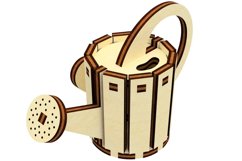 Watering Can - laser cut file, SVG DXF pattern