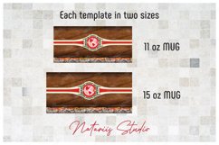 3 Cigars Sublimation Patterns for 11oz - 15oz mug