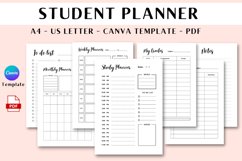 Student Planner Canva Template & PDF Printable (2064912)