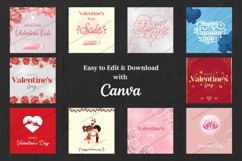 Valentine's Day Social Media Post Canva Template (2395362)